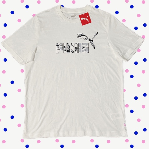 Puma | Shirts | New Puma Mens Shortsleeve Splash Logographic Tshirt ...